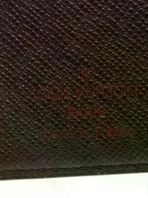 LOUIS VUITTON 2002 Portefeuille Viennois Damier Ebène Wallet