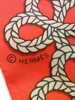 Hermès 2020s Galons Et Brandebourgs Ribbon Scarf