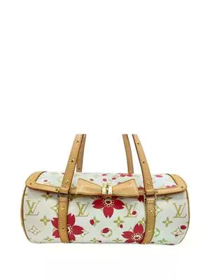 LOUIS VUITTON X Takashi Murakami Monogram Cherry Blossom Papillon Shoulder Bag