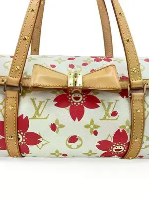 LOUIS VUITTON X Takashi Murakami Monogram Cherry Blossom Papillon Shoulder Bag
