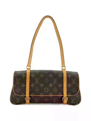 LOUIS VUITTON Monogram Buckle Shoulder Bag