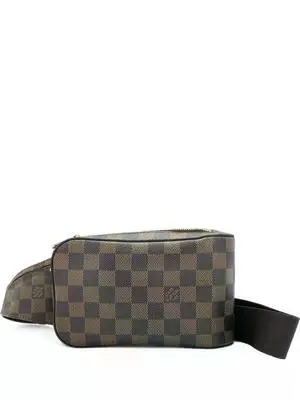 LOUIS VUITTON 2004 Damier Ebène Belt Bag - Brown