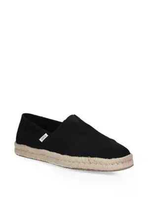 Toms Alpargata Rope 2.0 Slip-on Braided-sole Espadrilles - Black