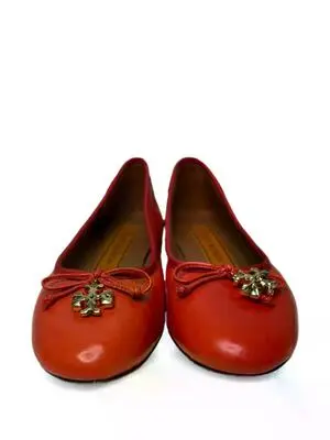 Tory Burch Leather Charm Ballet Flats