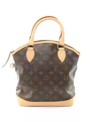 LOUIS VUITTON 2006 Lockit Monogram Handbag - Brown