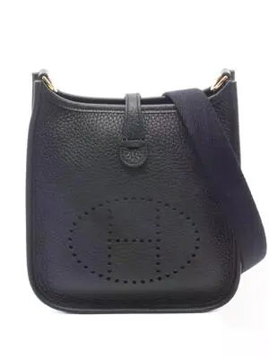 Hermès Clemence Evelyne Tpm 16 Cross Body Bag - Black