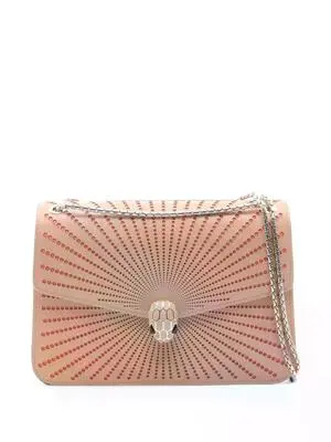 BVLGARI 2010s Serpenti Forever Leather Shoulder Bag - Neutrals