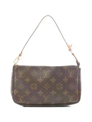 LOUIS VUITTON Monogram Pochette Accessoires Shoulder Bag - Brown