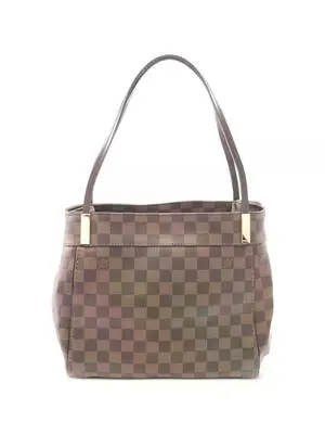 LOUIS VUITTON Damier Ebene Marylebone Shoulder Bag - Brown