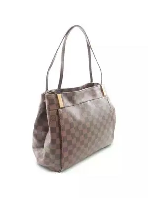 LOUIS VUITTON Damier Ebene Marylebone Shoulder Bag - Brown