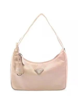 Prada 2020s Mini Re-edition 2000 Shoulder Bag - Neutrals
