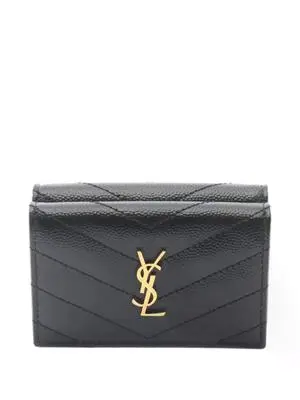 Saint Laurent 2020s Monogram Origami Trifold Wallet