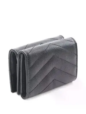 Saint Laurent 2020s Monogram Origami Trifold Wallet