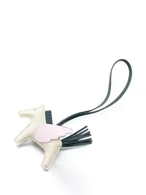 Hermès Swift Leather Rodeo Pegasus Bag Charm - Neutrals