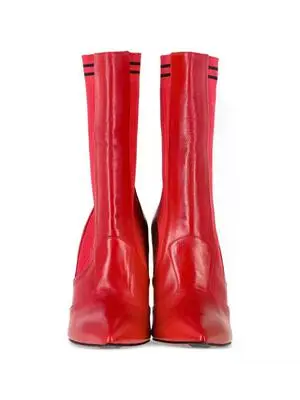 Fendi Rockoko Stretch-knit Ankle Boots