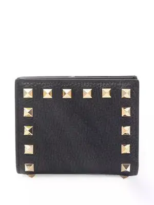 Valentino Garavani 2020s Rockstud Bi-fold Wallet - Black