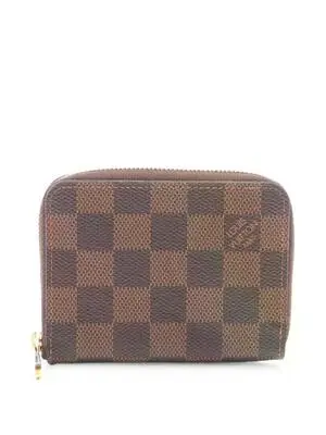 LOUIS VUITTON 2021s Zippy Damier Ebene Coin Purse - Brown