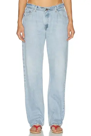 ALIGRACE Low Waist Ultra Baggy Jean - Light