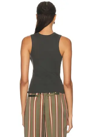 Enza Costa Cashmere Rib Tank Top