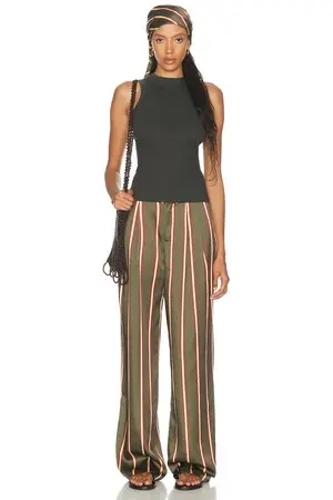 Enza Costa Cashmere Rib Tank Top