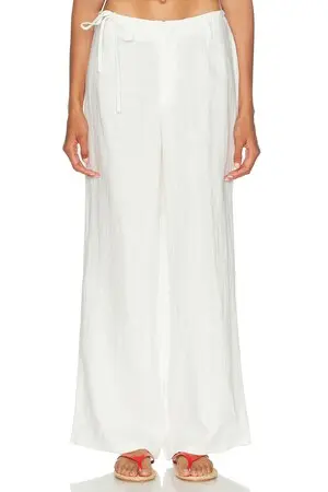 ELCE Maris Button Up Shirt In White - Salt