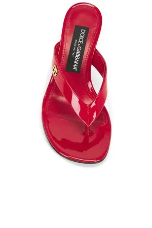 Dolce & Gabbana Kitten Heel Thong Sandal