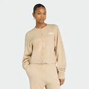 Adidas Essentials Knit Cardigan - Khaki Three