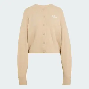 Adidas Essentials Knit Cardigan - Khaki Three