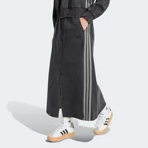 Adidas Stadium Washed Denim Loose Fit Skirt