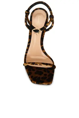 GIANVITO ROSSI Velluto Strappy Sandal