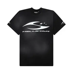 HELLSTAR Cursive Logo Glow In The Dark Tee Shirt