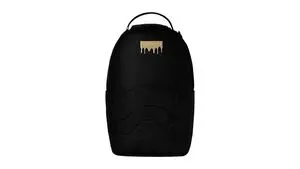 SPRAYGROUND Gold Drip Logo Dlxsv Backpack - Black