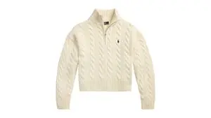 Polo Ralph Lauren Long Sleeve Mock Neck Sweater - Authentic Cream