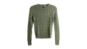 Polo Ralph Lauren Pima Cotton Julianna Pullover Sweatshirt - Dense Olive