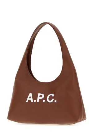 A.p.c. Synthetic Leather Small Ninon Shoulder Bag