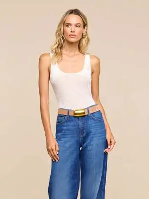 L'Agence Kalea Mesh Bodysuit - Ivory