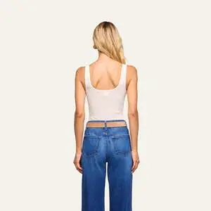 L'Agence Kalea Velvet Bodysuit - Ivory