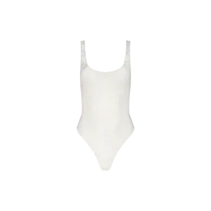 L'Agence Kalea Velvet Bodysuit - Ivory