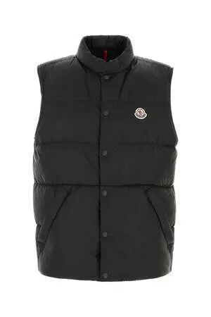 Moncler Nylon Tuquerouye Sleeveless Down Jacket - Black