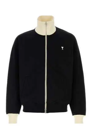AMI Paris Cotton Sweatshirt - Black