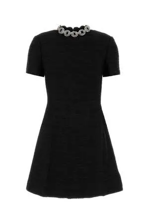 Valentino Garavani Boucle Mini Dress - Black