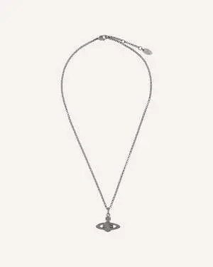 VIVIENNE WESTWOOD Mini Bas Relief Orb Pendant Necklace - Silver