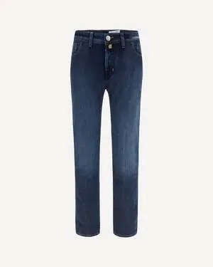 Jacob Cohen Bard Super Stretch Denim Jeans - Blue