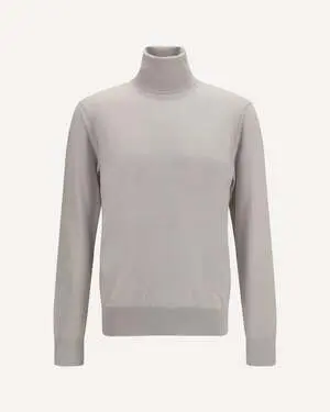 Dolce & Gabbana Cashmere Turtleneck Sweater - Beige