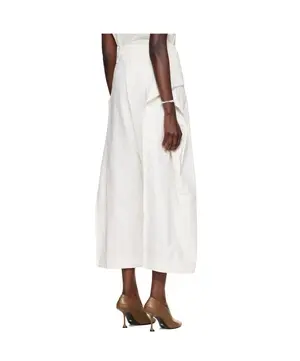 Issey Miyake Layered-waistband Casual Trousers