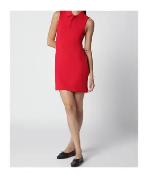 FLORE FLORE Lauren Sleeveless Polo Collar Dress