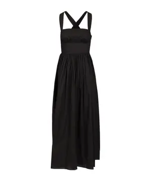 Matteau Crossback Midi Dress - Black