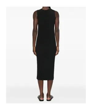 Issey Miyake Plissé Sleeveless Midi Dress