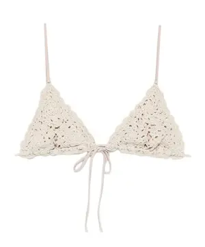 Frankies Bikinis Tie-side Bikini - White