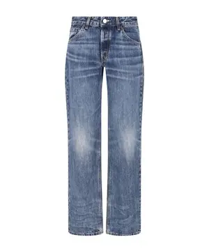 JEANERICA Straight Jeans 'kyoto Droit - Blue